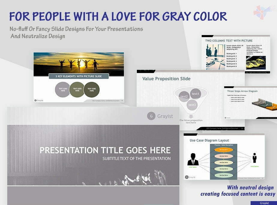 Grayist | Many Simple Gray Tone Slides - VizInspire